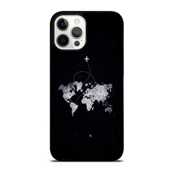 Accessories | Travel The World Fly Minimalist Airplane World Map ...